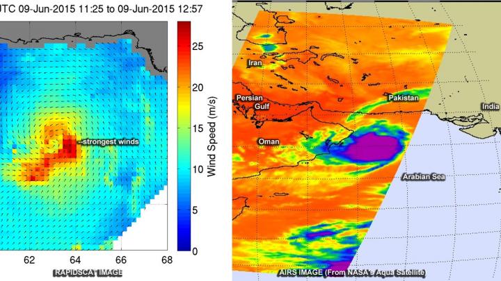 NASA Looks at Tropical Cyclone Ashobaa's Winds and Temperatures [IMAGE ...