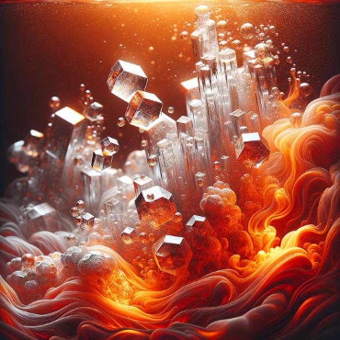 Earth s Outer Core And Silica Crystals IMAGE EurekAlert Science