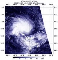 NASA catches formation of Tropical Cyclone Kenneth near Aldabra ...