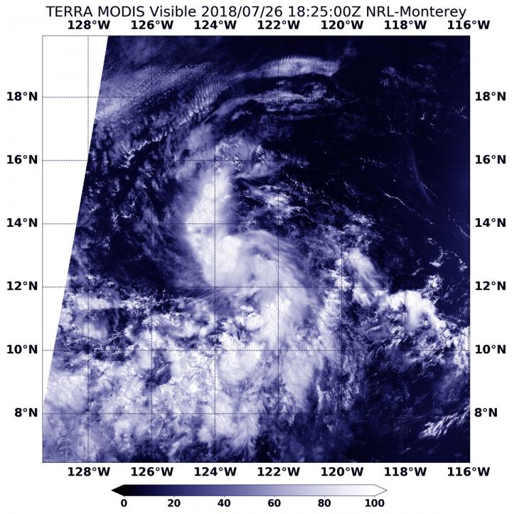 NASA sees the development of Tropical Storm Gilma | EurekAlert!