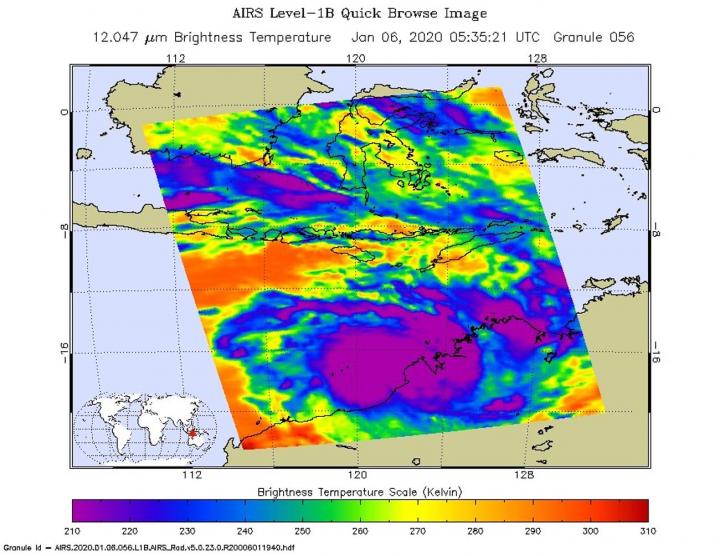 Aqua Infrared Mage of Blake [IMAGE] | EurekAlert! Science News Releases