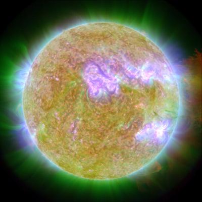 Three-Color Sun [IMAGE] | EurekAlert! Science News Releases